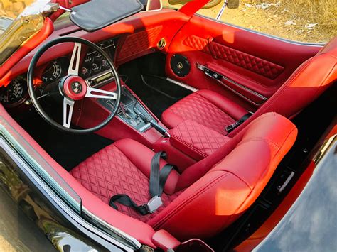 1975 Convertible Corvette Full Custom Interior And Installed Sound