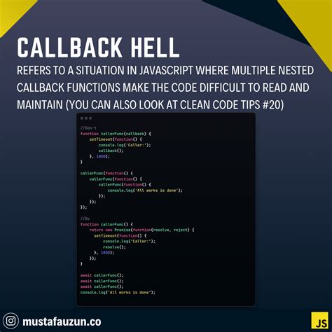 Javascript Callback Hell Mustafa Ateş Uzun Blog