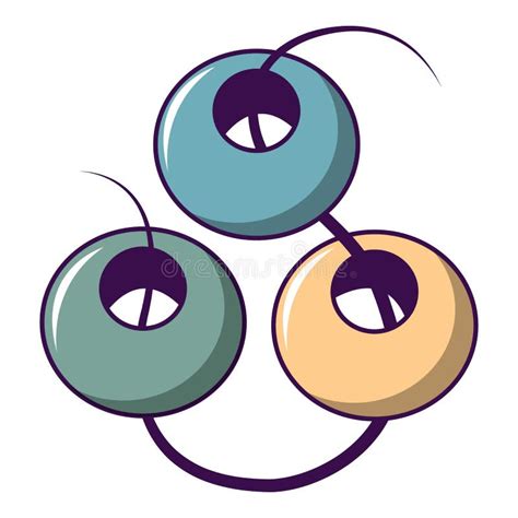 Beads On A String Icon Cartoon Style Stock Vector Illustration Of