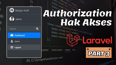 Authorization Middleware Untuk Hak Akses Dasar Membuat Fitur Login Auth Laravel Manual