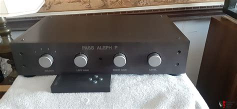 Pass Labs Aleph P Preamplifier Black Photo 4119956 Uk Audio Mart