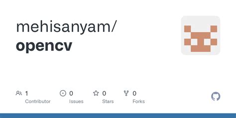 GitHub Mehisanyam Opencv