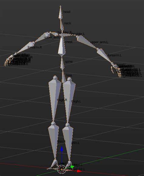Blender 人間型のボーンを自動生成する Road To 3dcg