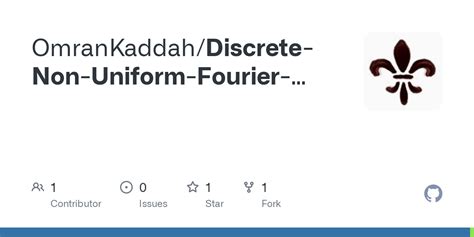 Github Omrankaddahdiscrete Non Uniform Fourier Transform With Deep