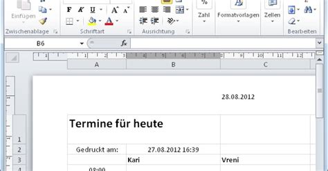 Excel Kopfzeile Datum Des Nächsten Arbeitstages Pctipp Ch