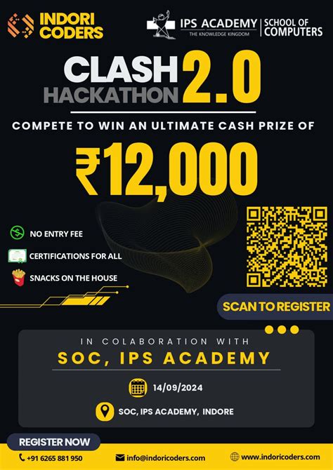 Indoricoders On Linkedin 🚀 Introducing Clash20 The Ultimate Hackathon Experience 🚀 Get Ready