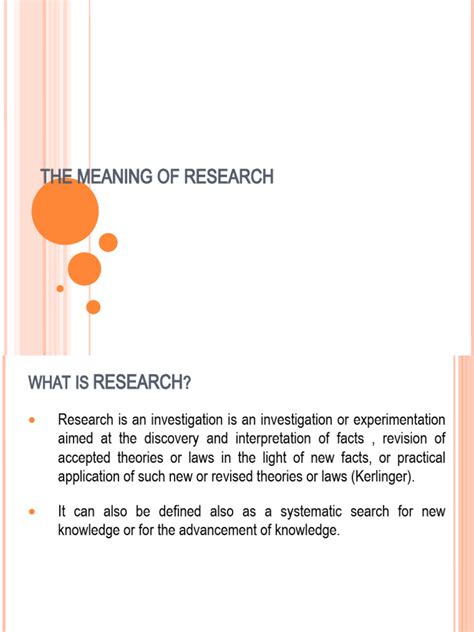 Rm 2 The Meaning Of Research Scientific Method Pdf Scientific