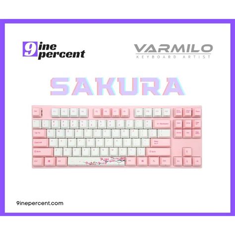 Varmilo VA87M คีย์บอร์ดเมคคานิคอล ซากุระ | Shopee Thailand