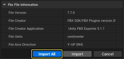 Migrating Assets from Unity to Unreal Engine | Unreal Engine 5.5 ...