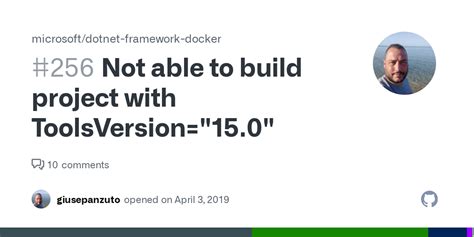 Not Able To Build Project With Toolsversion150 · Issue 256 · Microsoftdotnet Framework