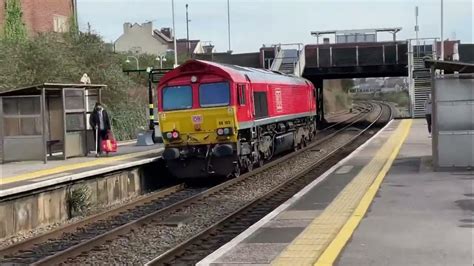 Class 66 Light Engine At Parson Street 4324 Youtube
