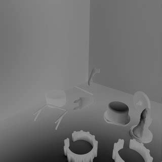 An Example Scene With Three Different Material Properties The Images Download Scientific