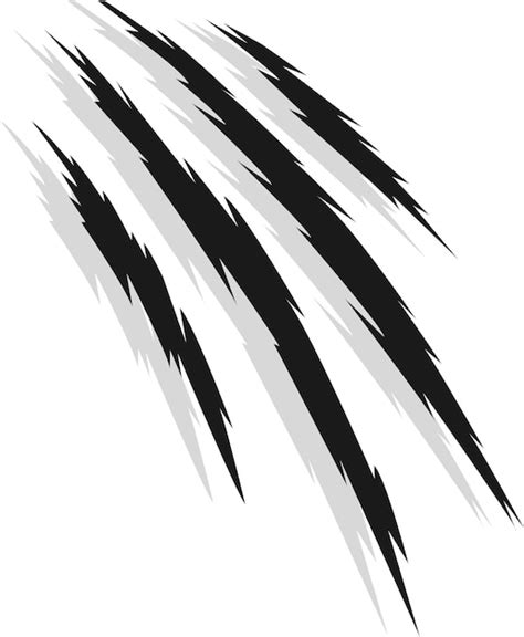 Set Of Dangerous Claw Tear Marks Perfect For Halloween Or Gaming