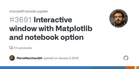 Interactive Window With Matplotlib And Notebook Option Issue Microsoft Vscode Jupyter