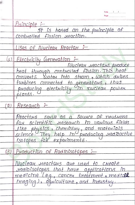 Ncert Class 12 Physics Chapter 13 Nuclei Notes Handwritten Notes And Pdf Download