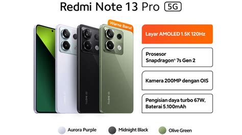 Review Redmi Note 13 Pro 5G Spesifikasi Kekurangan Kelebihan Dan Harga Terbaru 2025