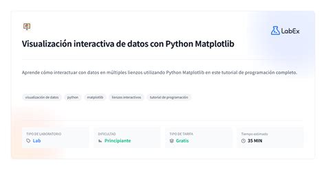 Visualización De Datos Con Python Matplotlib Lienzos Interactivos Labex