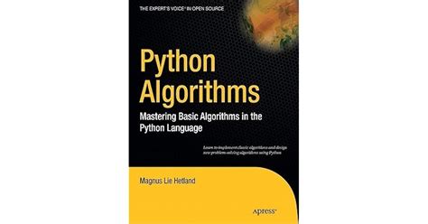 python algorithms mastering basic algorithms in the python language by