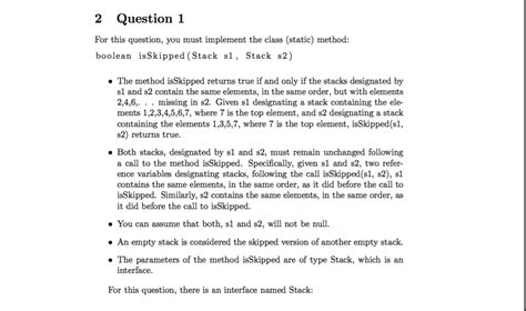 Solved Question For This Question You Must Implement Chegg