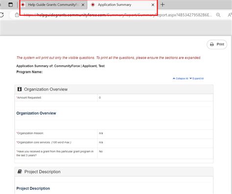 3 Accessing Your Application Form After Submission Communityforce