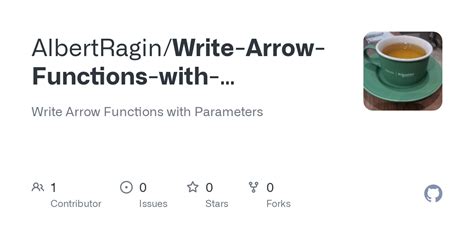 Github Albertraginwrite Arrow Functions With Parameters Write Arrow