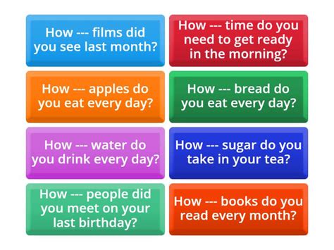 Quantifiers Questions Flip Tiles Quantifiers Questions Flip Tiles