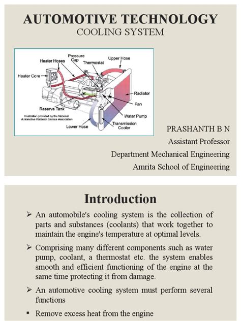 Automotive Technology Cooling System Pdf Radiator Internal Combustion Engine