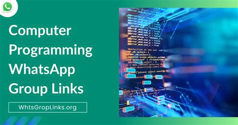 985 Best Computer Programming Whatsapp Group Links