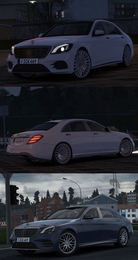Mercedes Benz W222 S Class S 400d V49 153 Ets 2 Mods