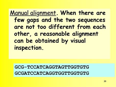 Ppt Global Pairwise Alignment Global Alignment Of 2 Nucleotide Sequences Or 2 Amino Acid