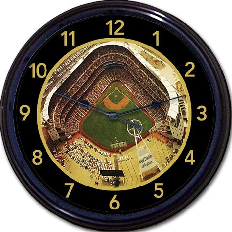 Angel Stadium Anaheim Wall Clock Los Angeles Angels Ca Baseball