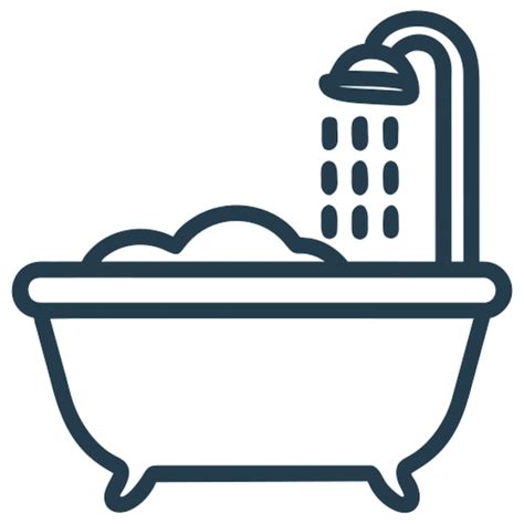 Premium Vector Bath Icon Outline