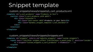 Odoo Website How To Develop Building Blocks PPTX