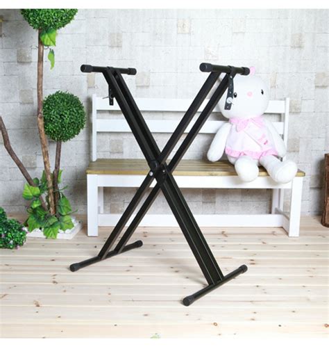 전자키보드 디지털피아노 스탠드 받침대 X자 쌍열 스탠드 거치대 티몬