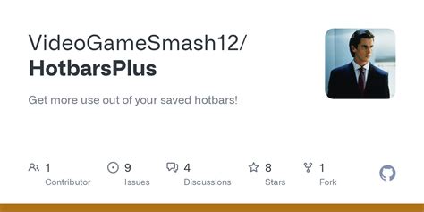 GitHub VideoGameSmash HotbarsPlus Get More Use Out Of Your Saved Hotbars