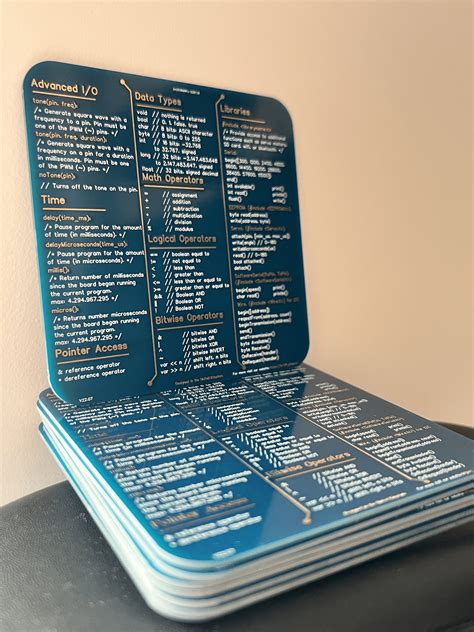 Arduino Diagram Coaster Interactive Desk Accessory For Makers Gold