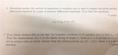 solved determine wether the method of separation of