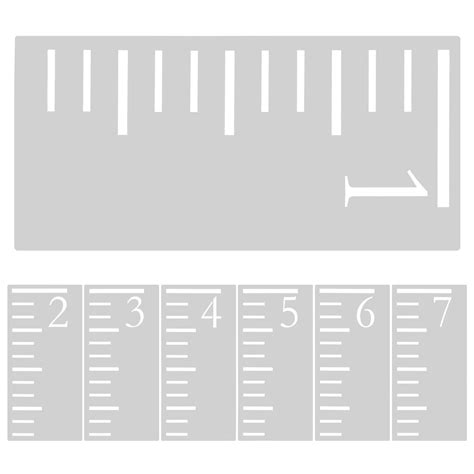 Ruler Growth Chart Template