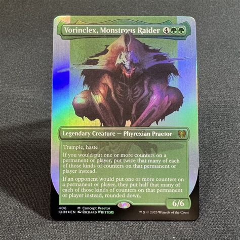 Vorinclex Monstrous Raider 406 Foil Mtg Proxy Cards Xn 2