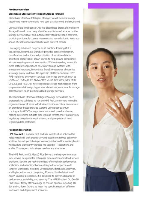 Hpe And Bloombase Hpe Proliant And Bloombase Storesafe Intelligent Storage Firewall Pdf Hpe And Bloombase Hpe Proliant And Bloombase Storesafe Intelligent Storage Firewall Pdf