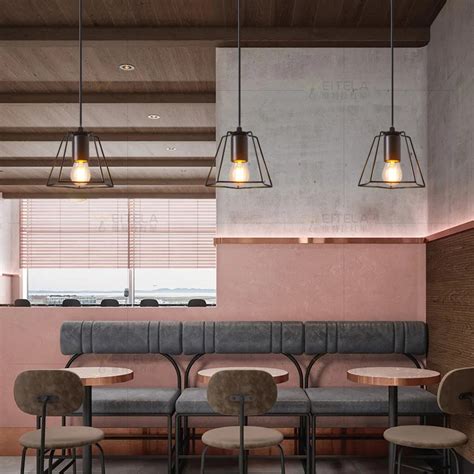 工业风单头小吊灯罩酒吧台餐厅创意火锅烧烤奶茶服装店橱窗商用灯 虎窝淘