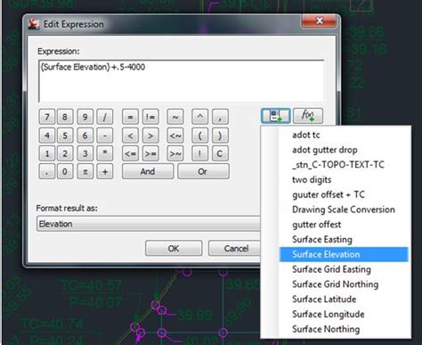 Learning Civil D Pavement And Top Of Curb Labeling Via Civil D Expressions