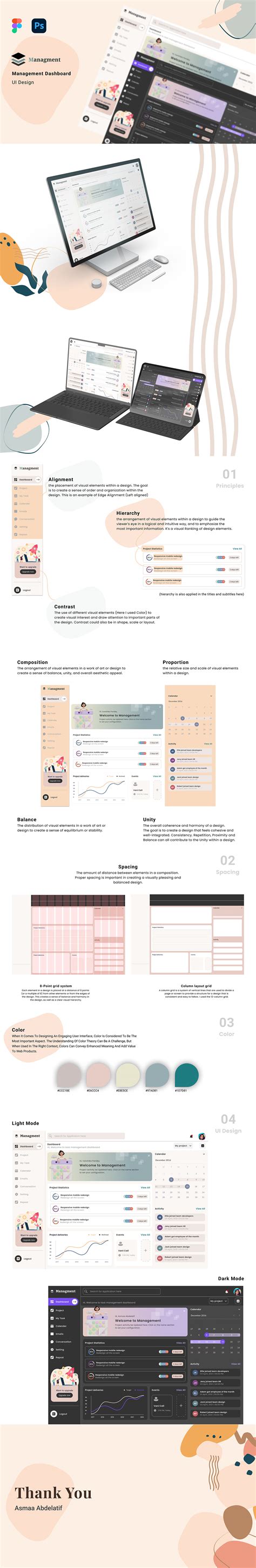 Management Dashboard UI Design On Behance
