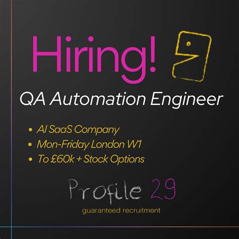 Job Alert 🚨 Qa Automation Engineer For An Exciting Aisaas Company