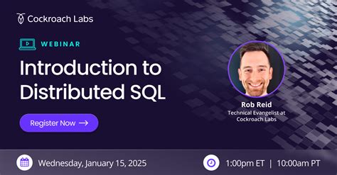 introduction to distributed sql webinar