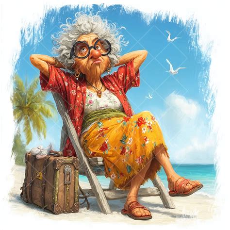 Naked Granny Etsy