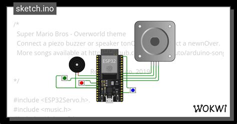 ESP 急級棒 限時超級瑪麗 闖關成功 Wokwi ESP STM Arduino Simulator
