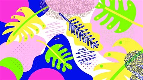 콜라주 현대 꽃 원활한 패턴입니다 현대 이국적인 정글 과일과 식물 크리에이 티브 디자인 나뭇잎 패턴 손으로 그린 수채화 벡터 일러스트 레이 션 몬스 테라 프린트 0명에 대한