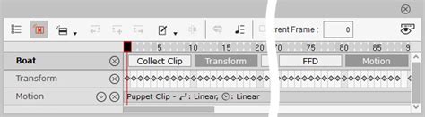 triggering template motion with mouse click
