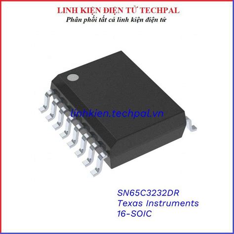 Sn65c3232dr Texas Instruments 16 Soic Siêu Thị Linh Kiện điện Tử Techpal